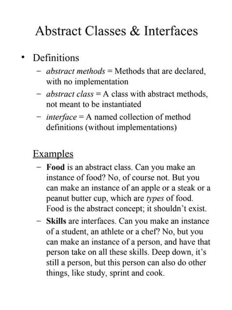 interfaces in java introduction classes objects pdf