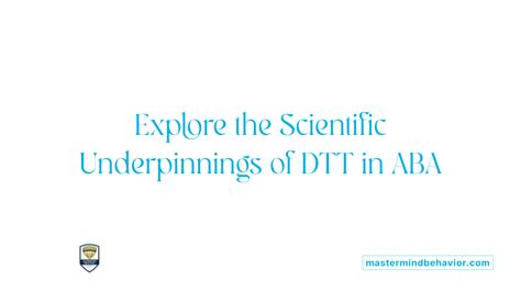 The Science Behind Discrete Trial Training In Aba