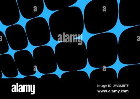 Color Pattern With Geometric Shapes On A Minimal Black Background Horizontally And Vertically