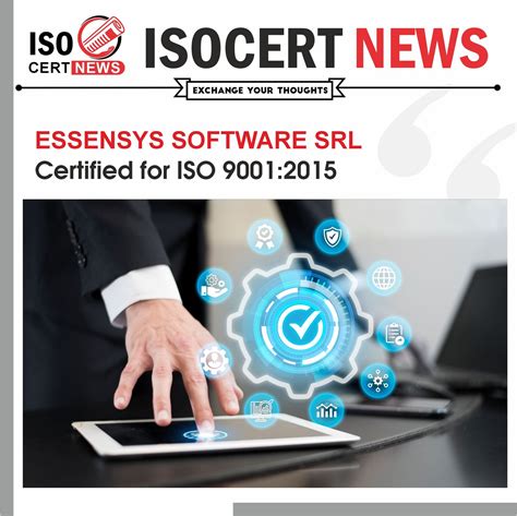 Essensys Software Srl Achieved Iso 9001