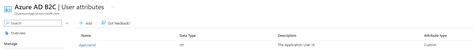 Azure Ad B2c Application Claim Is Not Processed Unless It Is Also A