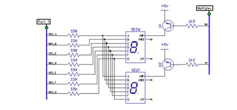 c mplab xc8 compiler pic18f452 multiplexed seven segment display code