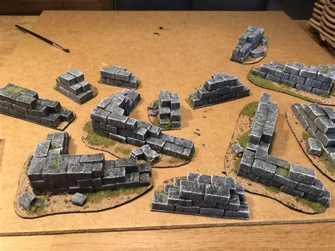 Finished Some Modular Ruins R TerrainBuilding