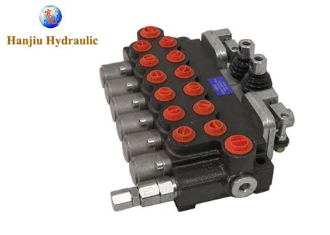6 Spool Hydraulic Directional Control Valve 11gpm (40l/ Min ) 6P40 + 2 ...