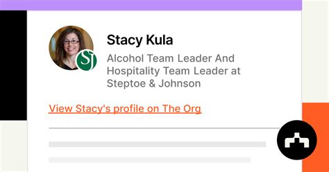 Stacy Kula Alcohol Team Leader And Hospitality Team Leader At Steptoe