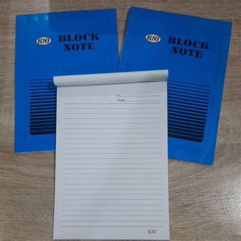 Jual Block Note Garis A5 Knibloc Notes Kecilbuku Memo Garisbuku