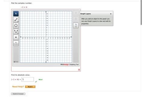 solved plot the complex number −3 4i graph layers after you
