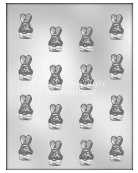Easter Bunny Face Small Chocolate Mould 38 X 25 Cm 16 Cavities