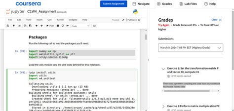 problem in the submission of graded programming assignment u4 no