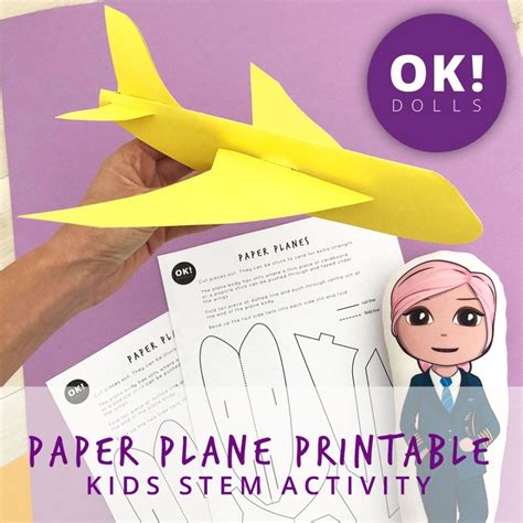 Paper Airplane Stem Activity Printable