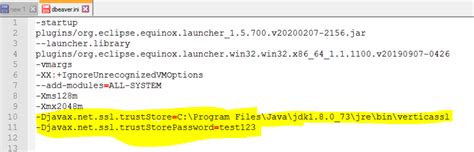 Vertica Ssl Keystore Configuration On Dbeaver Vertica Forum