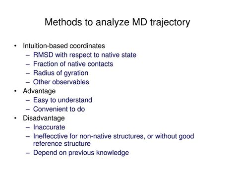 Ppt Principal Component Analysis In Md Simulation Powerpoint Presentation Id4772953