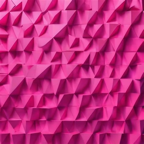Premium Photo Abstract Triangle Pink Background Matrix Connections 3d