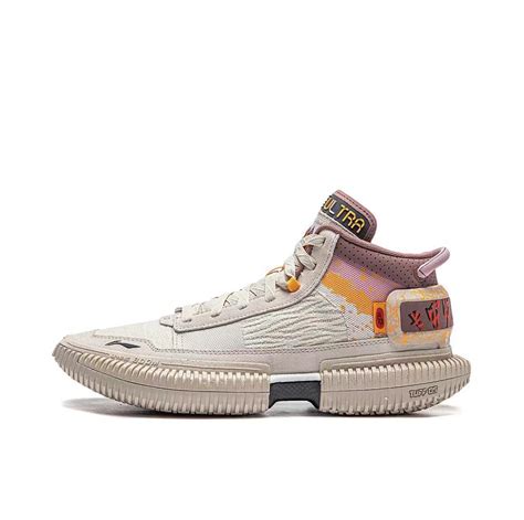 Rj Hampton X Li Ning Badfive 3 Ultra Mister Cartoon Milky White