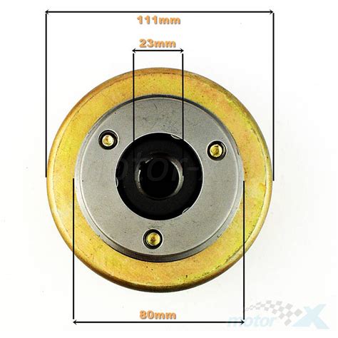 Magneto, koło magnesowe, na stator 2 ceweki, 139FMB / 152 FMH 50-110 4T ...