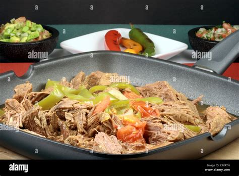 Perfectly Made Mexican Machaca Beef Delicious Aromatic Slow Down Cooked