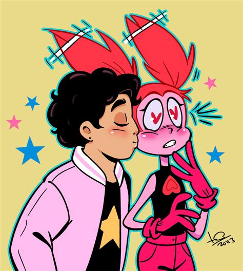 Steven Kisses Spinel 2 By Juneduck21 On Deviantart