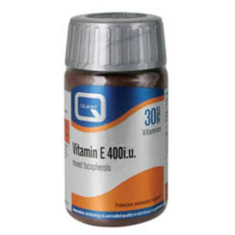 Supliment Alimentar Vitamina E 400iu Quest 30 Capsule Emag Ro