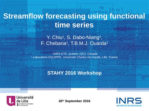 Pdf Streamflow Forecasting Using Functional Time Series