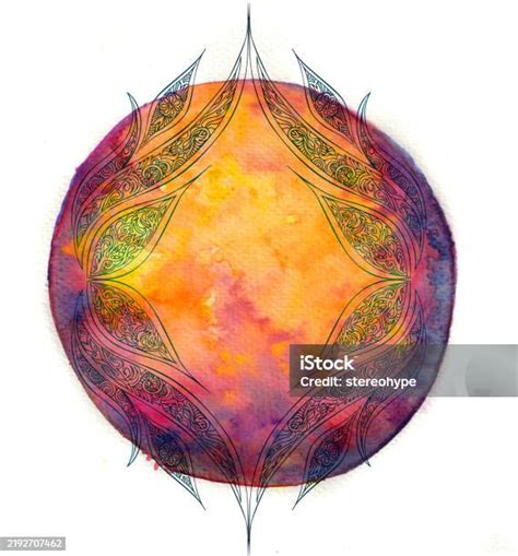 Winged Solar Disk Stock Illustration Download Image Now Abstract Abstract Backgrounds