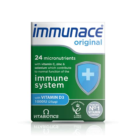 Immunace® Original By Vitabiotics Immune System Vitamins