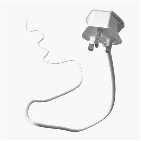 Type G Electric Plug White Rigged For Maya 3d Model 39 Ma Free3d