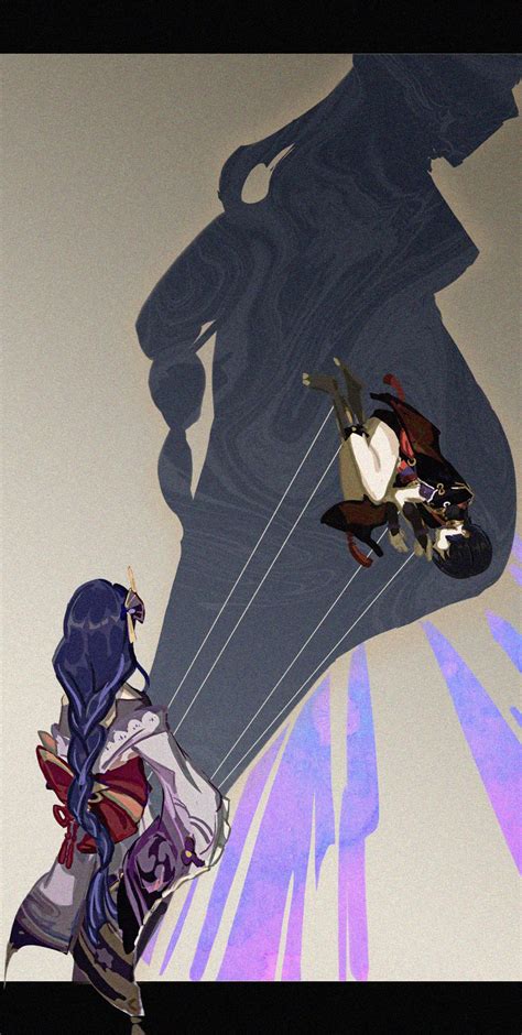 Momogourami Raiden Shogun Scaramouche Genshin Impact Genshin Impact Highres 1babe 1girl