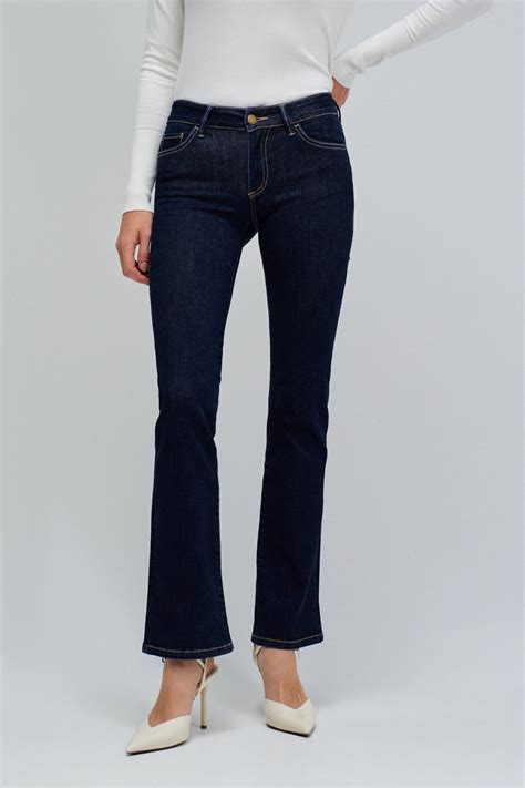 Wonder Push Up Bootcut Jeans Dark Blue Salsa Jeans