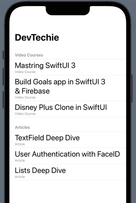 Swiftui List Deep Dive