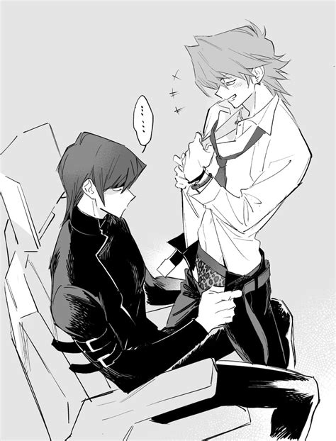 Kaiba Seto And Jonouchi Katsuya Yu Gi Oh And 1 More Drawn By