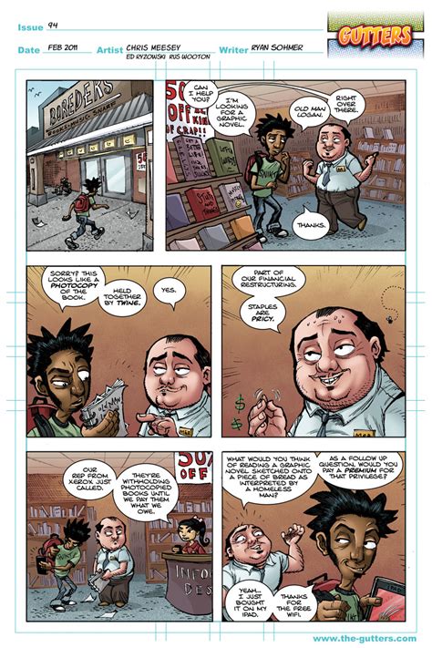 The Gutters Webcomic — Meesimo Illustration