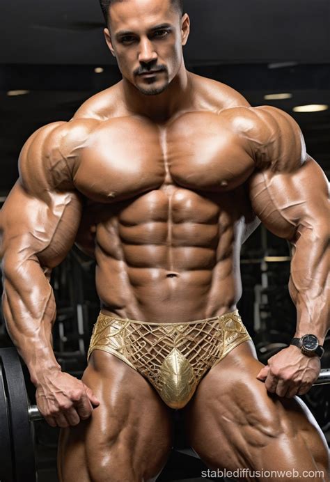 Hyper Massive Bodybuilder Stable Diffusion Online
