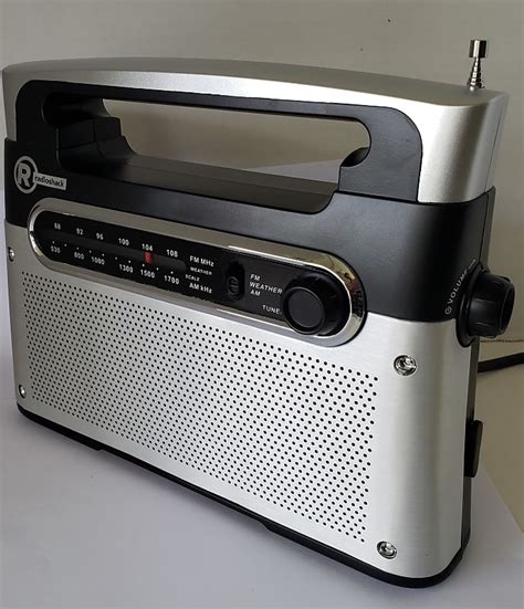 Vintage Radio Shack Portable Analog Am Fm Wx Weather Radio Reverb