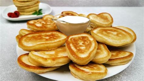 Как приготовить пышные оладьи на кефире как пух Секрет пышных оладьев