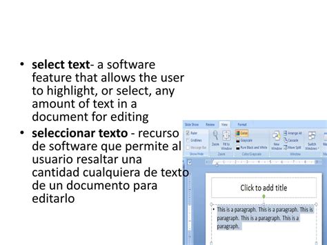 Ppt Word Processing Basics Powerpoint Presentation Free Download Id5755392