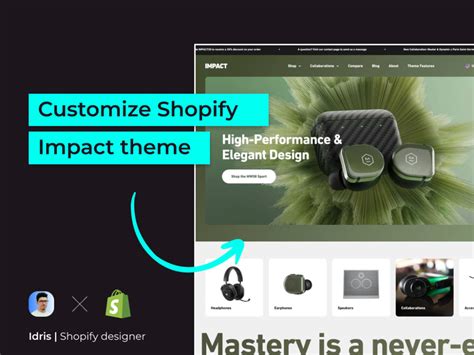 A Customized Shopify Impact Theme Upwork