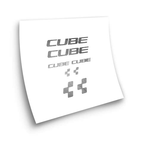 Cube Bike Logo Sticker Compatible With Cube 6 Logos Bike Frame