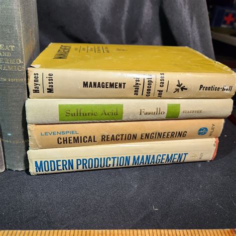 B267 Chemical Engineer Books Leftover Treasures
