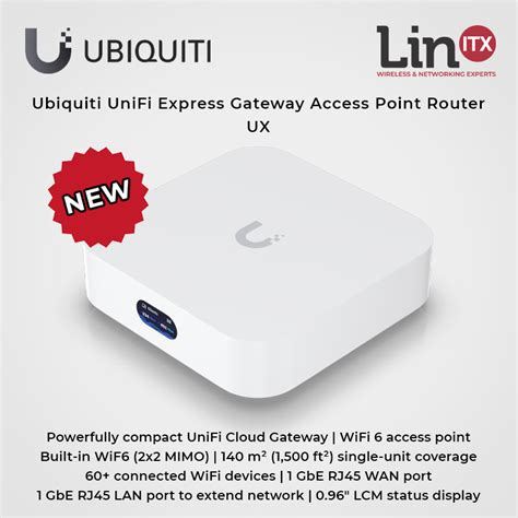 Ubiquiti Unifi Ux Express Gateway Access Point Router Overview Linitx Blog