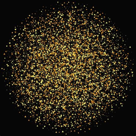 레드에 골드 색종이입니다 고립 된 황금 먼지 입자 유체 생일 카드 무작위 신부 배경막 벡터 라운드 보케 추상 무지개 빛깔의 배경입니다 호일 테두리 기하학적