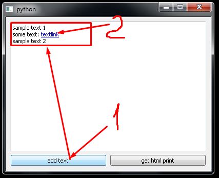 python Клик по ссылке делает весь текст в QTextBrowser гиперссылкой