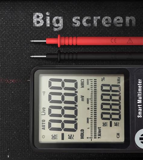 Mustool Mt77 Цифровой мультиметр большой экран Смарт тестер напряжения полностью Автоматический