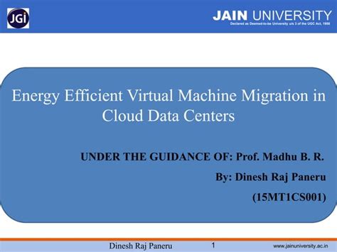 Energy Efficient Virtual Machine Vm Migration In Cloud Data Centers Pdf