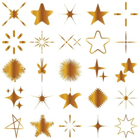 Star Icon Decoration Golden Star Gradient Constellation 45496091 Vector Art At Vecteezy
