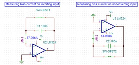 Solved Input Bias Currents For The Inverting And Chegg Com