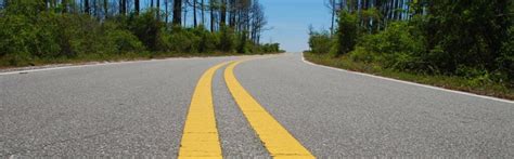 Highway Road Yellow Lines