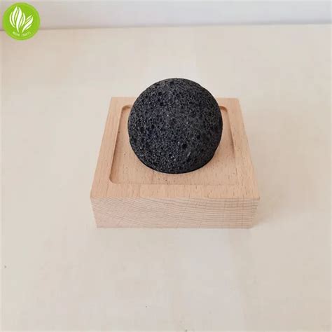 Round Black Lava Rock Lava Stone Aroma Passive Diffuser Fragrance