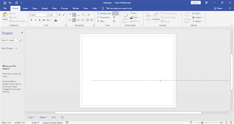 How To Insert Horizontal Line And Vertical Line In Visio