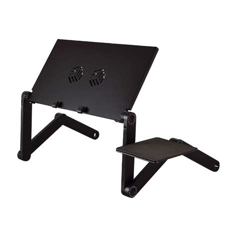 Регулируема маса за лаптоп с Usb охладителна система черна 16 инча 42x26x47 см Emag Bg