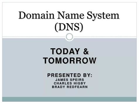 Ppt Domain Name System Dns Powerpoint Presentation Free Download Id 4480511